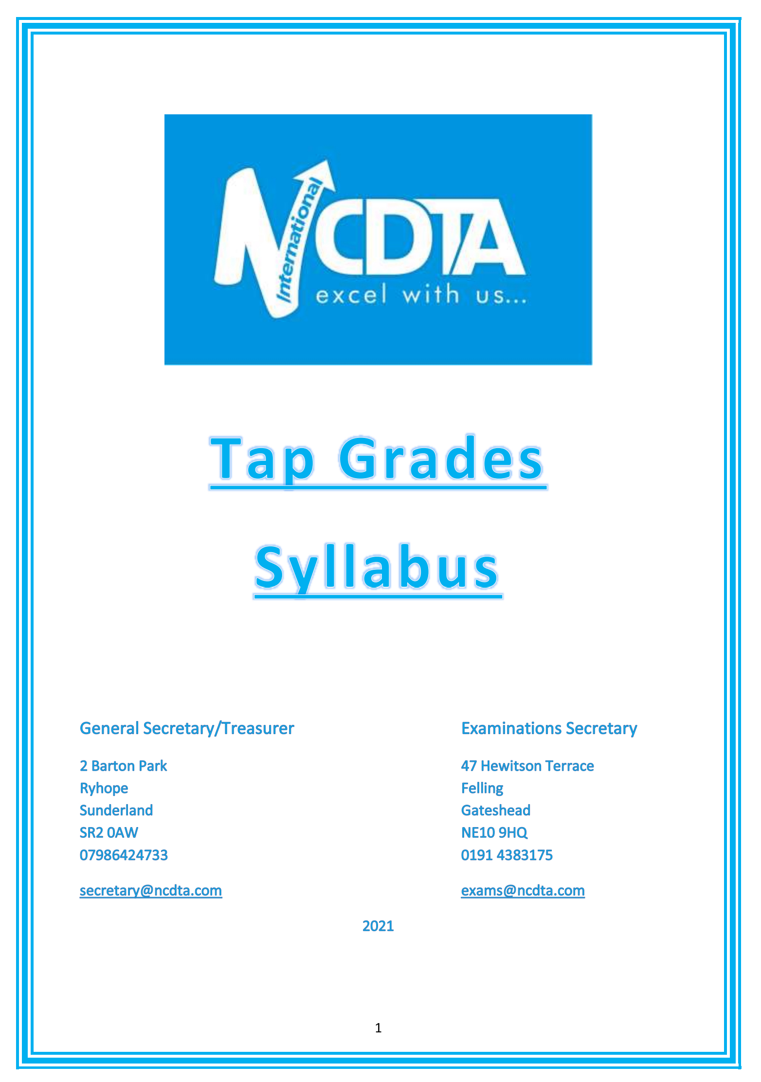 Tap Amateur Grades – NCDTA International